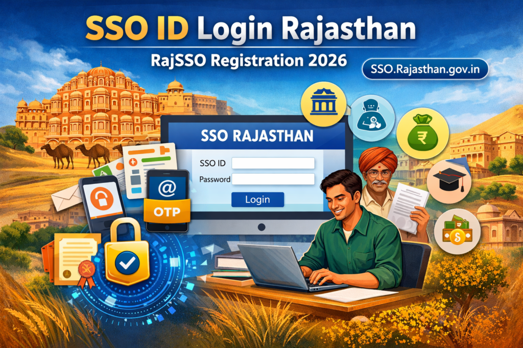 SSO ID Login Rajasthan | RajSSO Registration 2026 | SSO Rajasthan gov ...